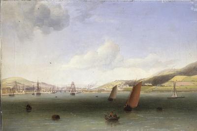 'A View of Swansea Harbour, 1865 (One of a Pair)' Giclee Print ...