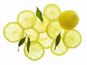 'A Whole Lemon, Lemon Slices and Leaves' Photographic Print - Petr ...