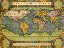 'Map of Iceland' Giant Art Print - Abraham Ortelius | Art.com