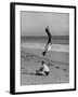 'Acrobat/Actor, Russ Tamblyn Doing a Flip on Beach with Movie Actress ...