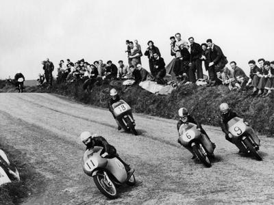 'Action from the Lightweight Tt Race, Isle of Man, 1958' Photographic ...
