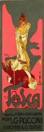 'La Tosca by Giacomo Puccini (1858-1924) 1906 (Poster)' Giclee Print ...