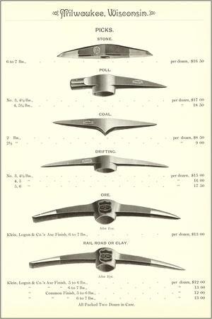 'Advertisement for Pick Heads' Art Print | Art.com