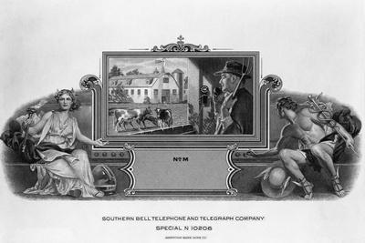 Advertisement for Southern Bell Telephone and Telegraph Company Giclee ...