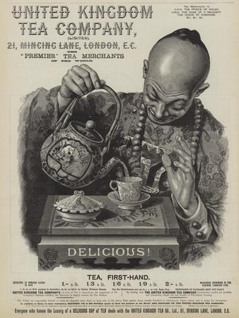 'Advertisement for the United Kingdom Tea Company' Giclee Print | Art.com