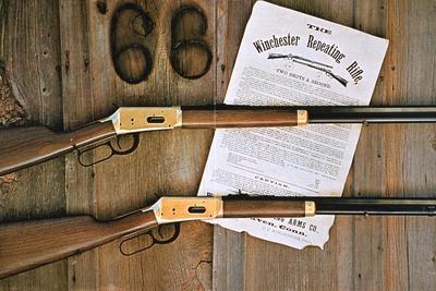 'Advertisement for the Winchester Model 1866 Rifle' Giclee Print | Art.com