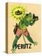 'advertising, advertising sign for Perutz photographic film, frog is ...
