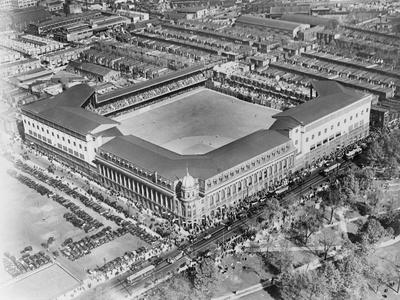 'Aerial View of Shibe Park' Photographic Print | Art.com