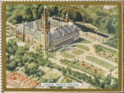Aerial View of the Peace Palace at Den Haag (The Hague). it Was Paid ...