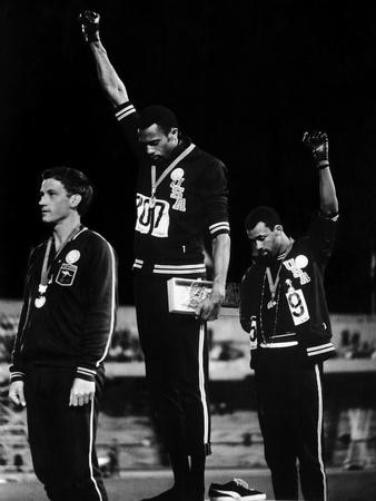 'African-American Track Stars Tommie Smith and John Carlos after ...