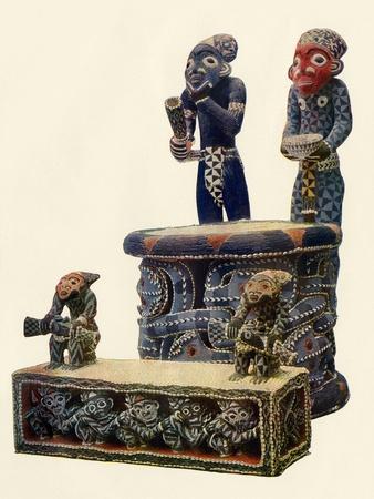 'African Art: A Tribal Leader from Cameroon in Ebene, Ivory and ...