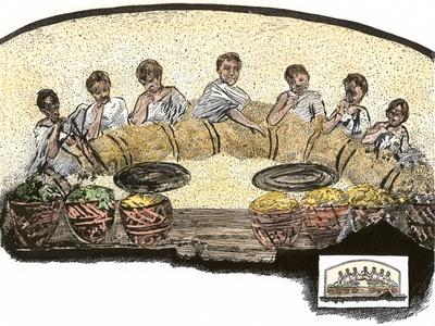 'Agape: a Meal in the Catacombs of Ancient Rome Reunited the First ...