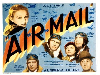 'Air Mail, Gloria Stuart, Russell Hopton, Ralph Bellamy, Lilian Bond ...