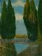 Landscape with Lake, C.1890-98 (Oil on Canvas) Giclee Print - Akos ...
