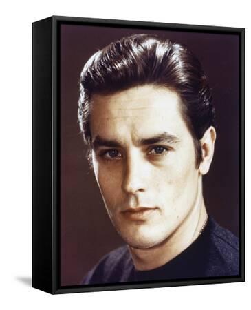 'Alain Delon' Framed Stretched Canvas Print | Art.com