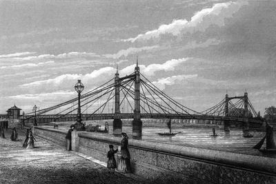Albert Bridge London Art Print | Art.com