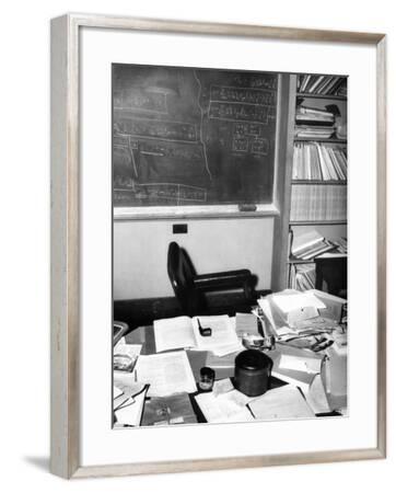 Albert Einstein's Study at the Institute for Advance Study at Princeton ...