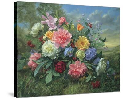 'Florals II' Stretched Canvas Print - Albert Williams | Art.com