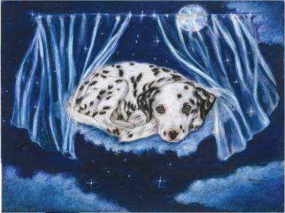 Sleeping under the moon Art Print - Alessandra Rosi | Art.com