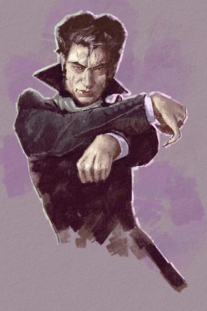 'Count Dracula (Illustration)' Giclee Print - Alessandro Lonati | Art.com