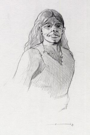 'Portrait of a Pirate (Privateer) or Bust of a Sailor. Drawing by ...