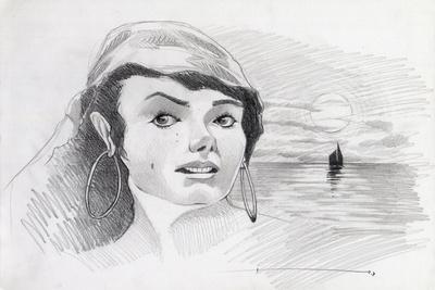 'Portrait of a Pirate Woman of the Caribbean (Or Privateer), with ...