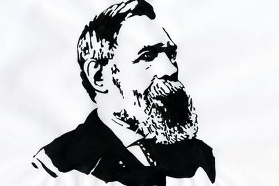 'Portrait of Friedrich Engels (1820-1895), German Socialist Theorist ...