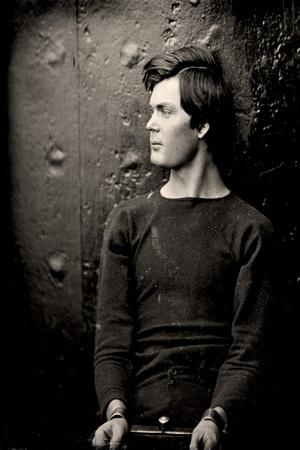 'Lewis Powell in Wrist Irons aboard the USS Saugus, 1865 (Photo ...