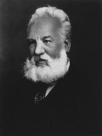 Alexander Graham Bell (1847-1922) (B/W Photo) Giclee Print | Art.com