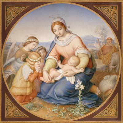 'The Rest on the Flight into Egypt, 1855' Giclee Print - Alexander ...