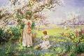'Spring: Picking Flowers, 1898' Giclee Print - Alfred Augustus Glendenning | Art.com