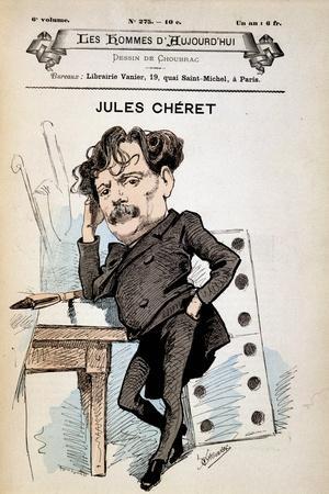 Portrait of Jules Chéret, French Painter and Poster Artist (1836-1932 ...