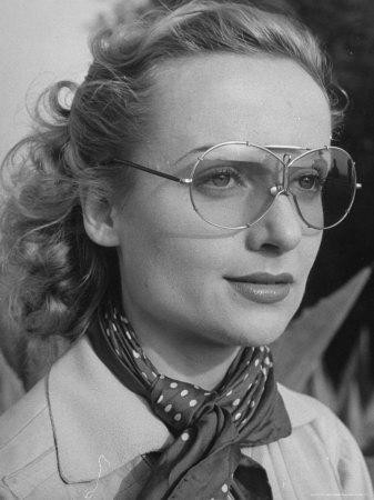 'Actress Carol Lombard Wearing Sunglasses for Skeet Shooting at Gun ...