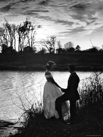 'Nancy Stallworth and Emil Tolimieri Holding Hands on Tombigbee River ...