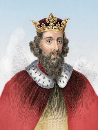 'Alfred the Great (Alfred the Great, 849-899), King of Wessex, 800S A.D ...