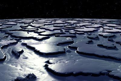 'Alien Ice Planet, Artwork' Photographic Print - Christian Darkin | Art.com