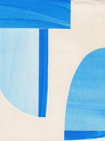 'Blue Abstract Collage' Giclee Print - Alisa Galitsyna | Art.com