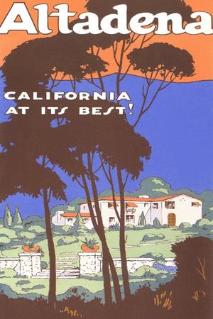 Altadena, California at its Best Art Print | Art.com