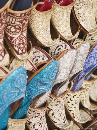 'Traditional Arabic Curly Toed Slippers, Deira, Dubai, United Arab ...