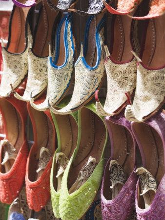 'Traditional Arabic Curly Toed Slippers, Deira, Dubai, United Arab ...