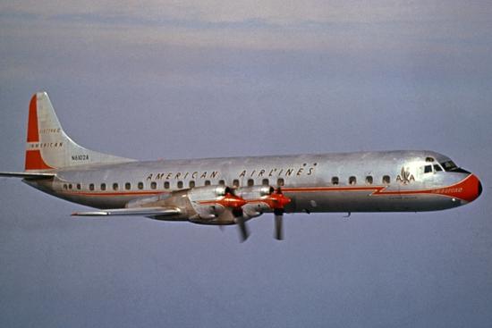 American Airlines Lockheed Electra Turbo-Prop 1966 Photographic Print ...