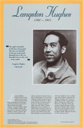 'American Authors of the 20th Century - Langston Hughes' Art Print ...
