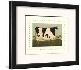 'American Cow' Framed Art Print - Warren Kimble | Art.com