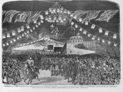 'American Engraving Torchlight Parade for the Inauguration of President ...