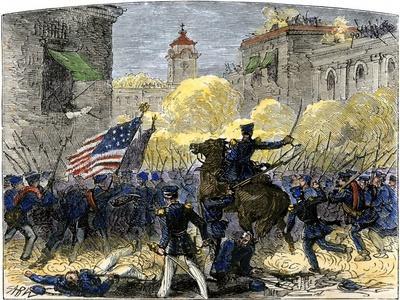 'American-Mexican War: General Zachary Taylor (1784-1850) Attacked ...