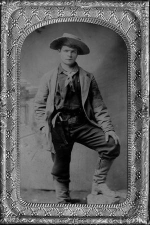Portrait of Butch Cassidy, 1890s (tintype) Giclee Print - (19th century ...