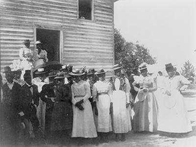 An African-American Church in Georgia, C.1899 (B/W Photo) Giclee Print ...