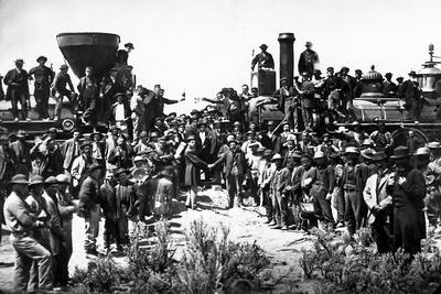'Completion of the First Transcontinental Railway in America ...