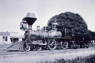 'Governor Stanford 4-4-0 Locomotive, 1869 (B/W Photo)' Giclee Print ...