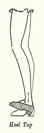 'Heel Tap (Litho)' Giclee Print - American School | Art.com